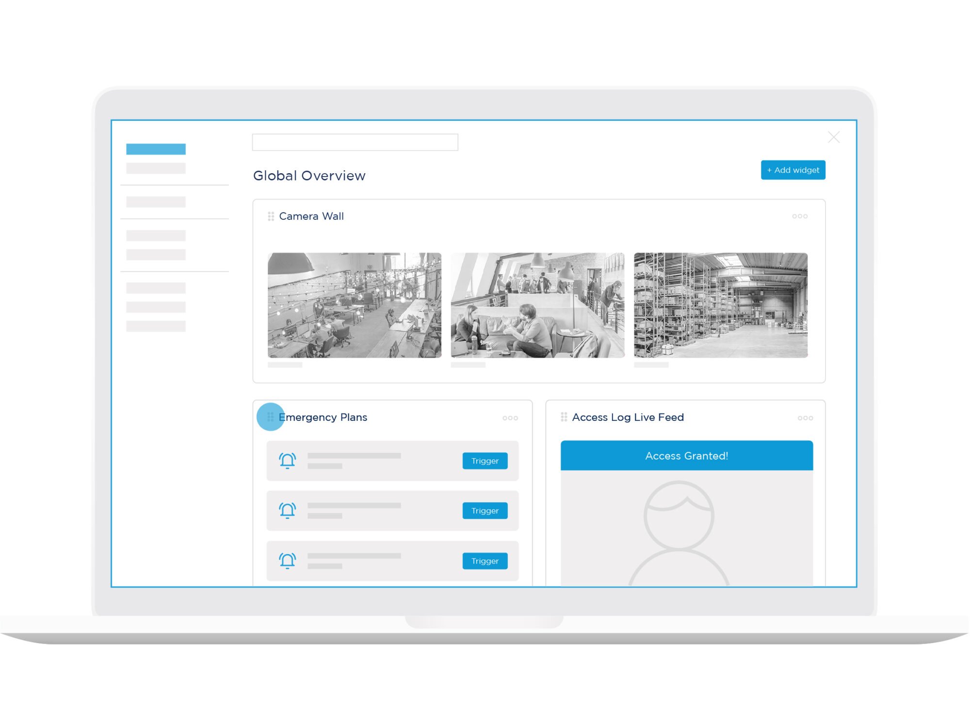 Custom Dashboard - Access Control Software- Genea